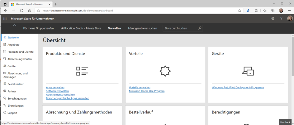 Home Use Programm HUP | skilllocation